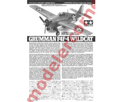 Grumman F4F-4 Wildcat Tamiya reference 61034 instructions - 336