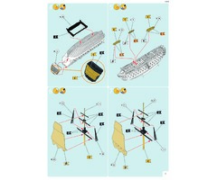 HMS Victory Revell reference 05819 instructions - 634