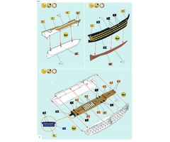 HMS Victory Revell reference 05819 instructions - 634