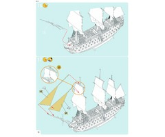 HMS Victory Revell reference 05819 instructions - 634