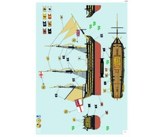 HMS Victory Revell reference 05819 instructions - 634