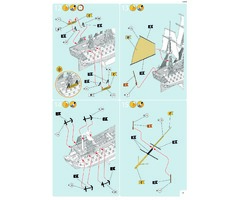 HMS Victory Revell reference 05819 instructions - 634