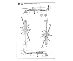 Sikorsky CH-54 A Skycrane Revell reference 04471 instructions - 650